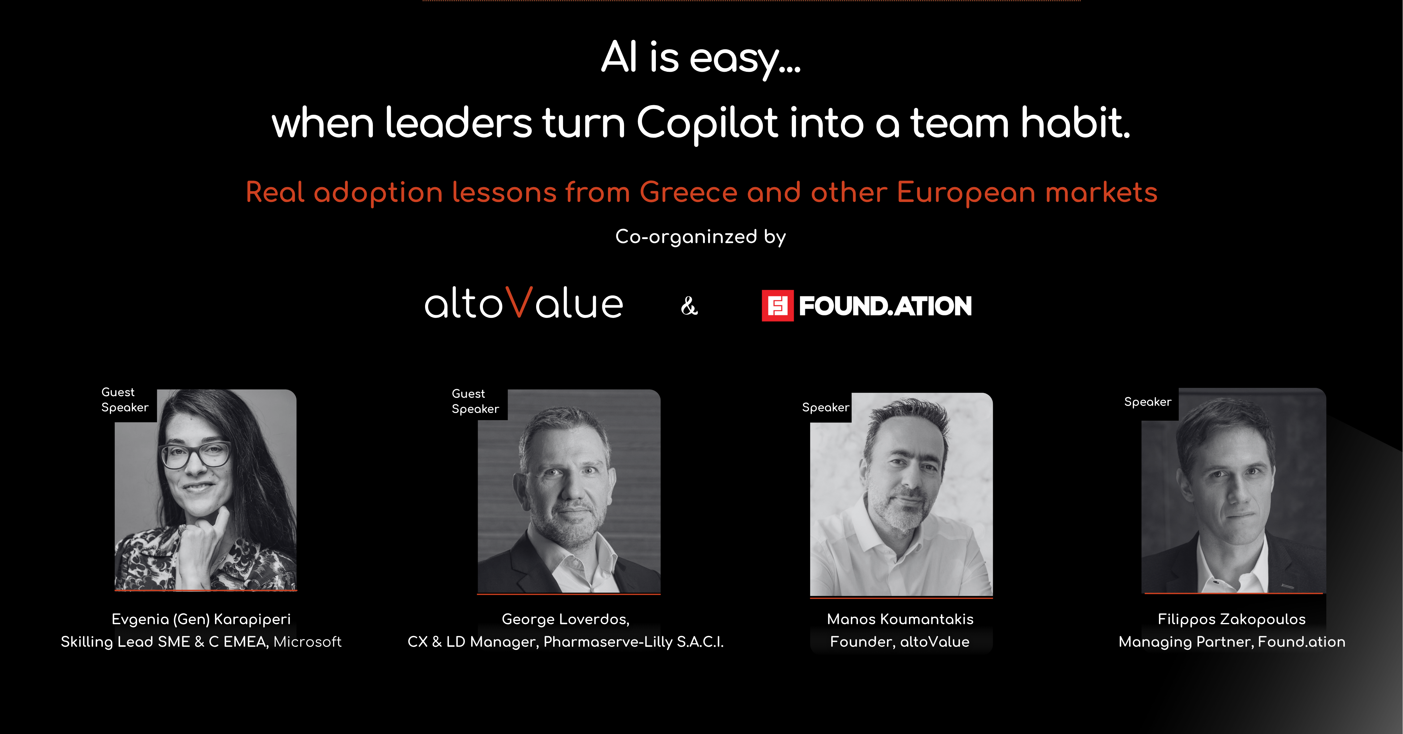 Thank you!! Webinar: AI is easy.. when leaders turn Copilot into a team ...