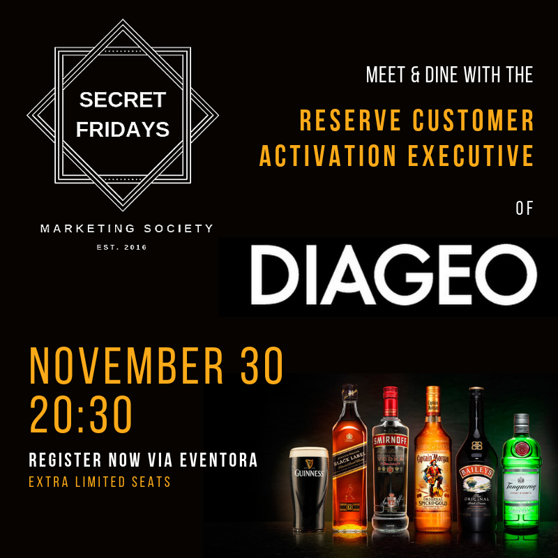 Secret Fridays x Diageo