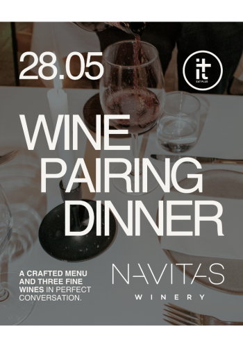 Wine pairing dinner with Navitas