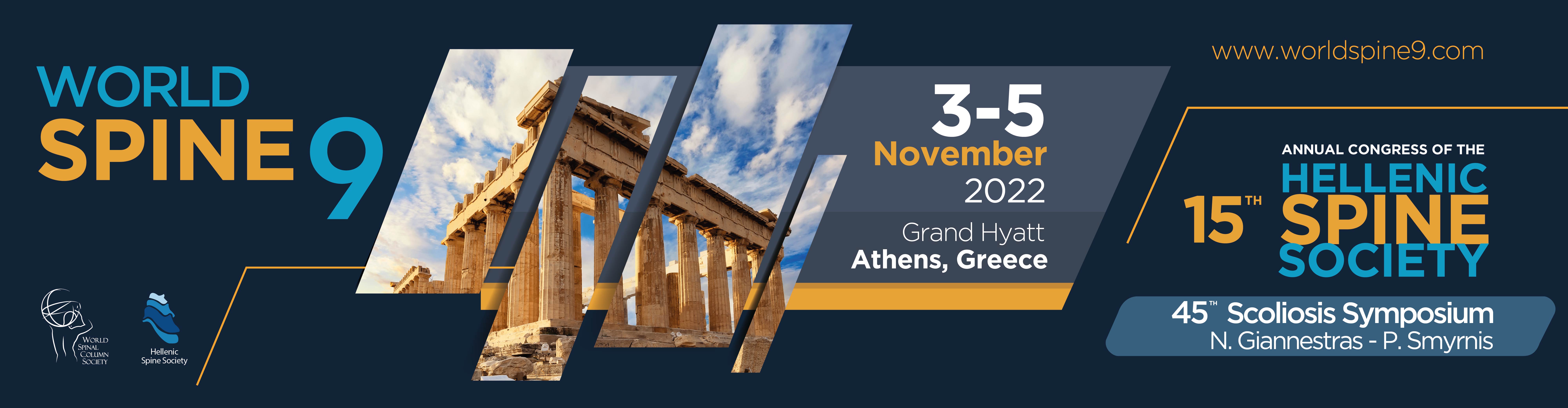 WORLD SPINE 9 CONGRESS & 15th ANNUAL CONGRESS of the HELLENIC SPINE SOCIETY